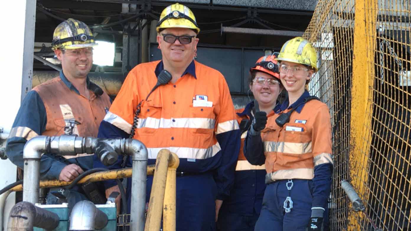 Flex working in the Peak Downs Mine CHPP | BHP