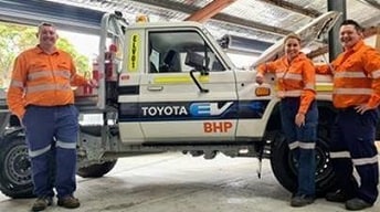 BHP and Toyota partner for Light Electric Vehicle trial | BHP