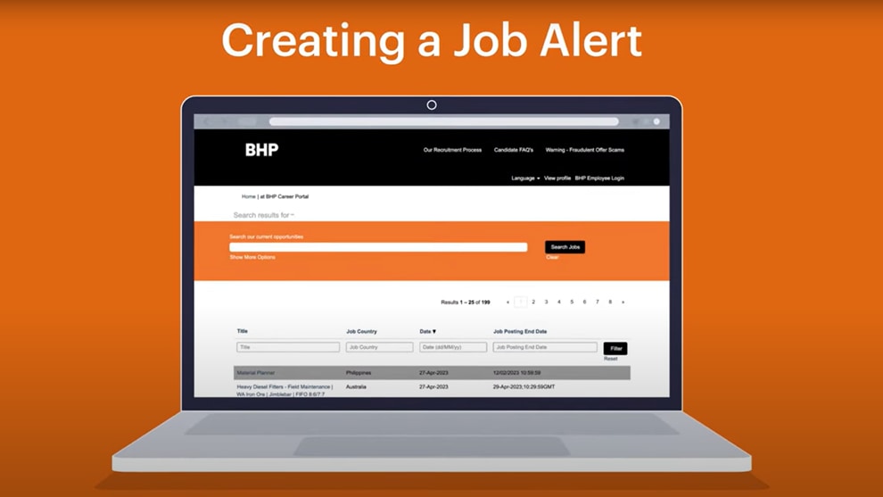 Rest of world careers | BHP