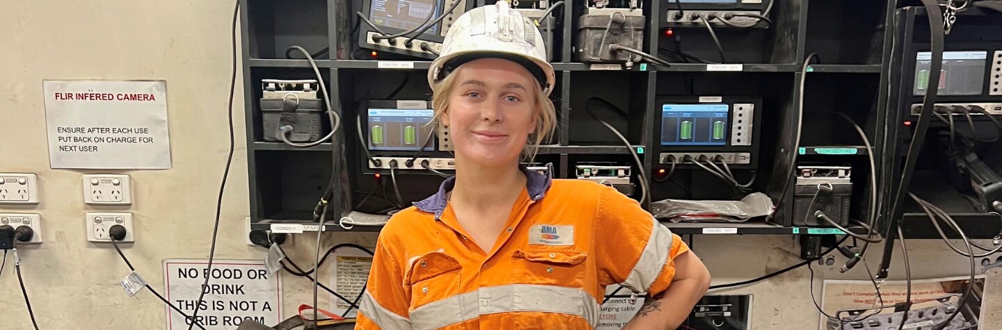 Meet Gabby - one of Broadmeadow Mines Shearer Operators