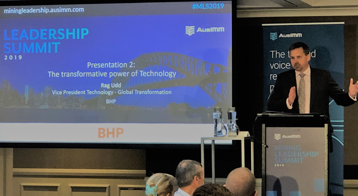 Rag Udd VP Technology speaks at AusIMM Mining Leadership Summit | BHP