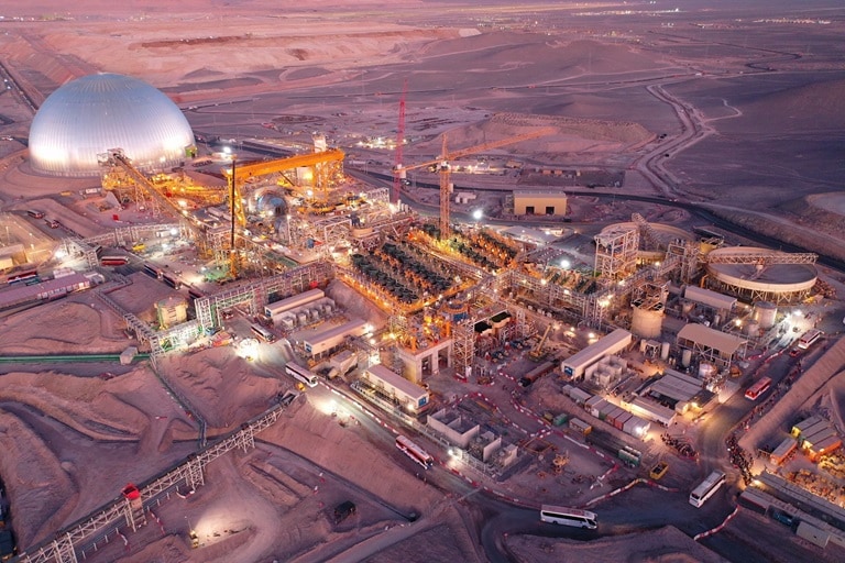 BHP inaugura nueva concentradora de cobre en Spence, que permitirá extender la operación en 50 años