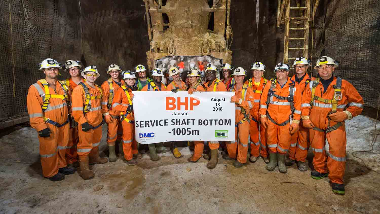 Jansen shaft reaches final depth | BHP